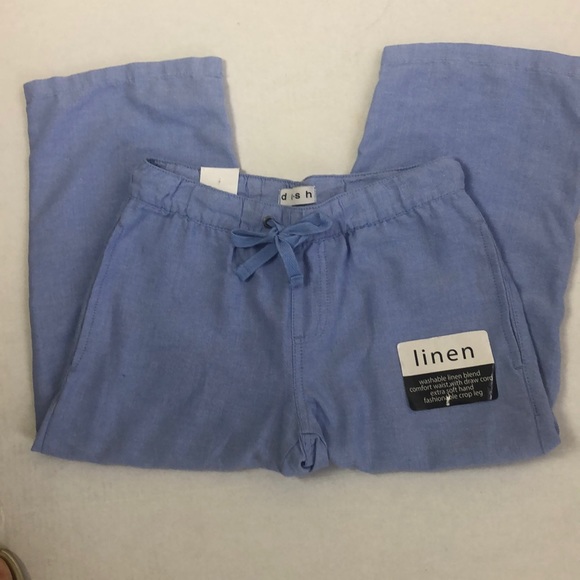 Pants & Jumpsuits | Dash Linen Capri Size Pl Nwt | Poshmark